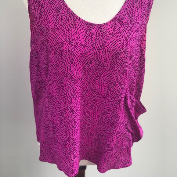 Gemma | Tops | Gemma 0 Silk Magenta Tank Top | Poshmark